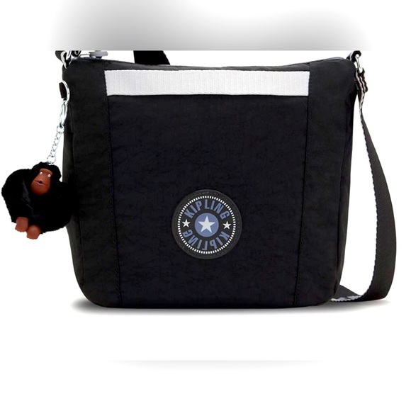 Kipling | Bags | Kipling Eva Crossbody Shoulder Bag Purse Polyamide Jet ...